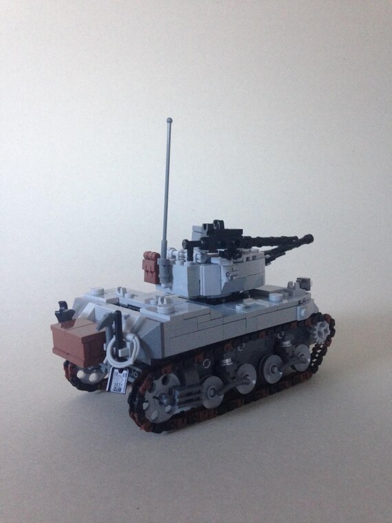 Items similar to Lego Custom WwII M5 "Stuart" Tank Complete Kit ...