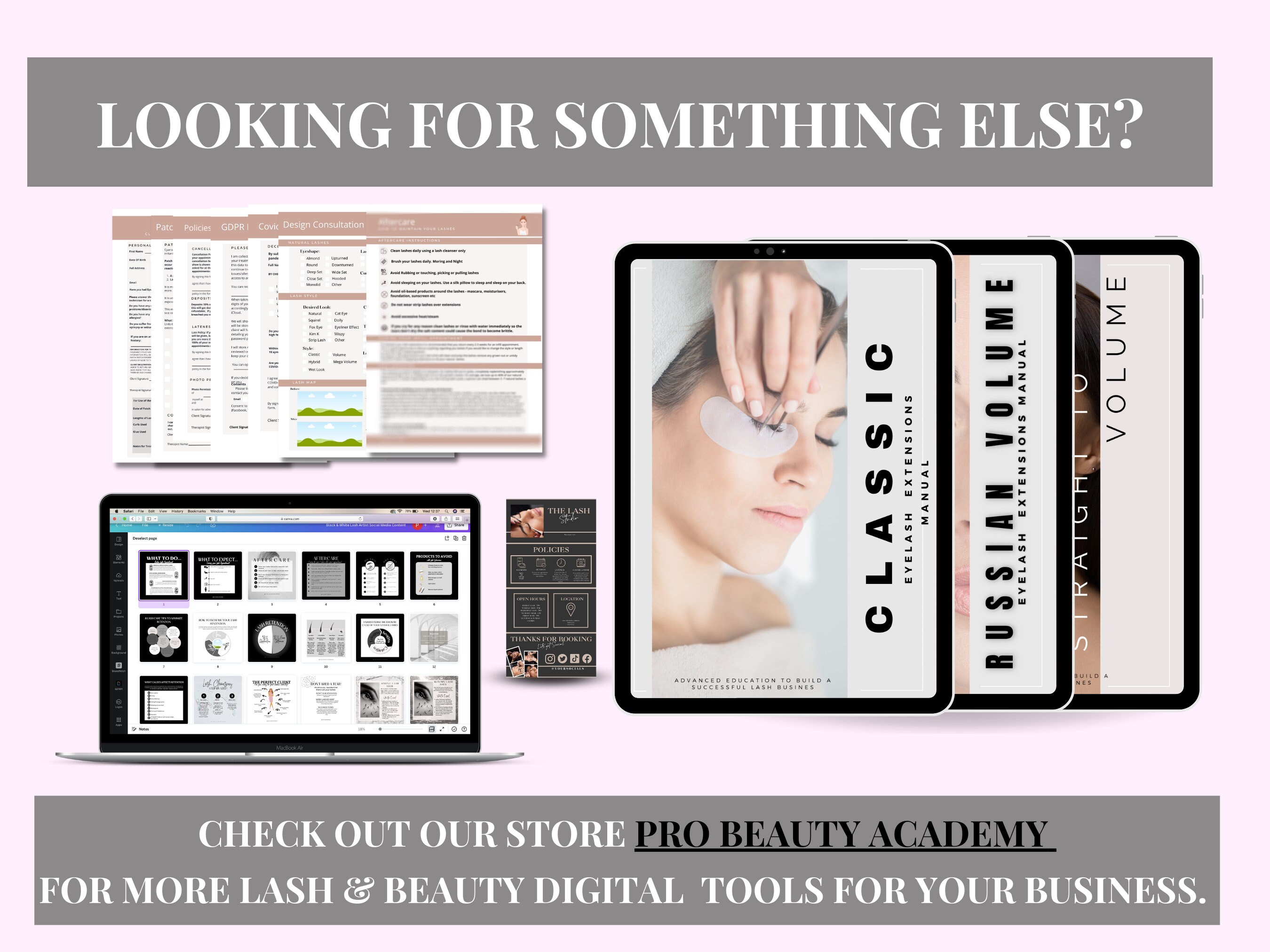 Lash Tech Business Cards Branding Kit Lash Artist Business - Etsy