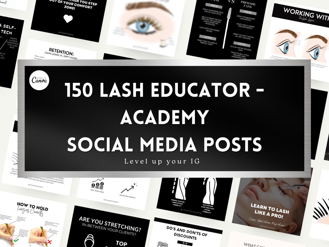 150 Black & White Lash Tech, Lash Trainer, Lash Academy Instagram ...