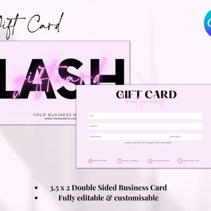 Lash Tech Business Card Branding Kit: QR Code, Loyalty, Appointment ...