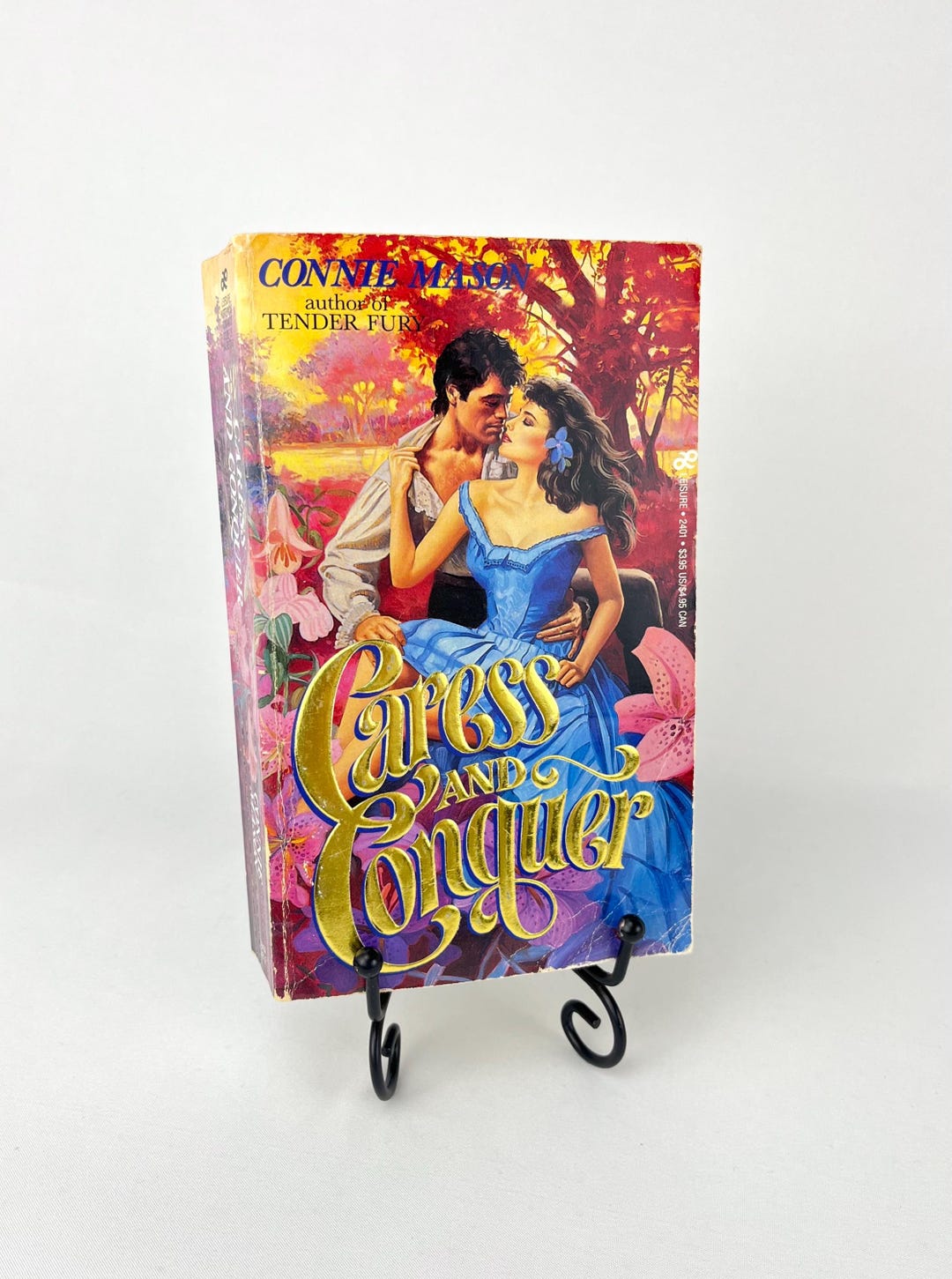 Caress and Conquer by Connie Mason 1986 Leisure Romance Paperback W ...
