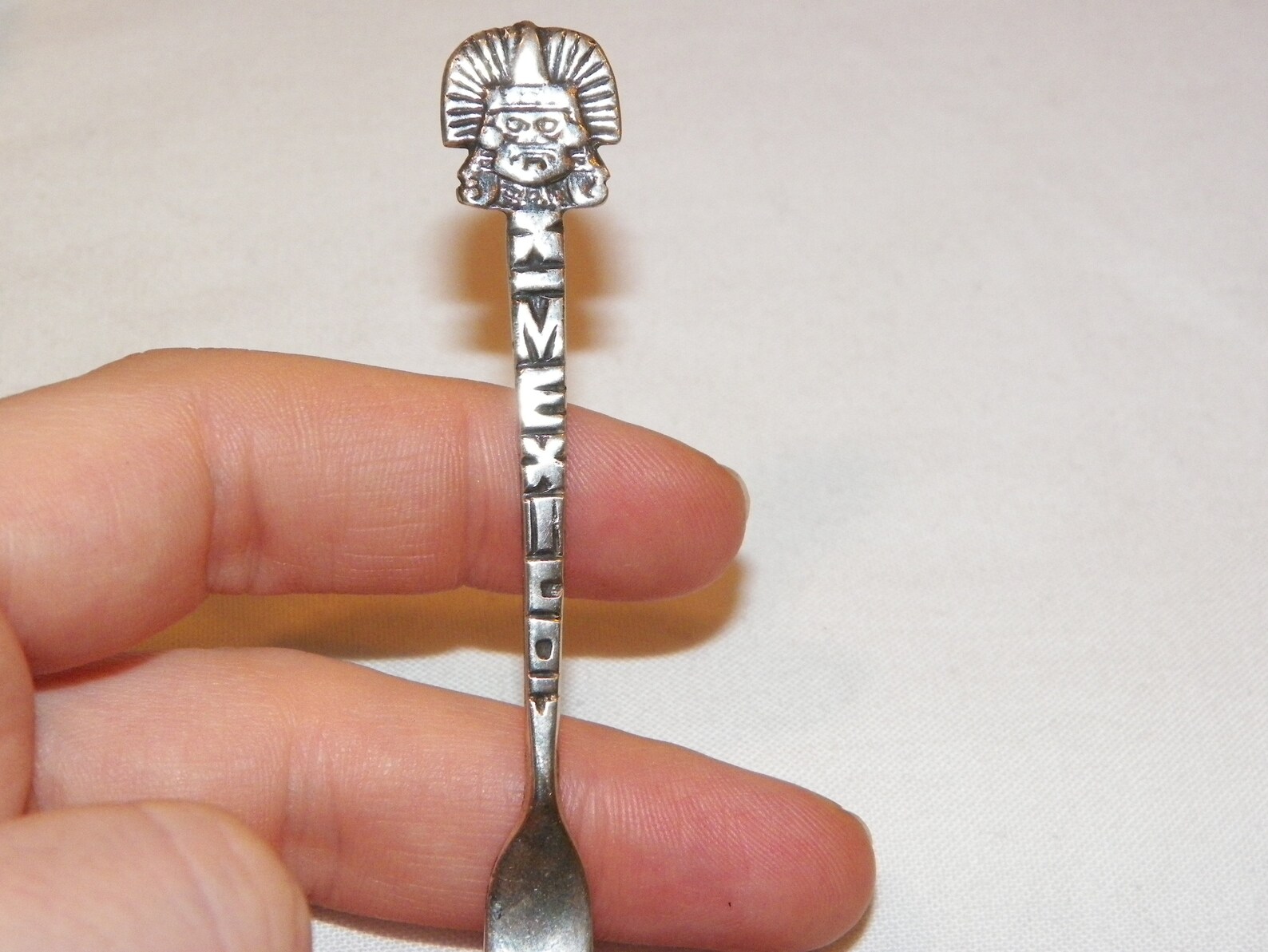 Old Sterling Silver Mexico Silverware Tribal Mexican Mask - Etsy