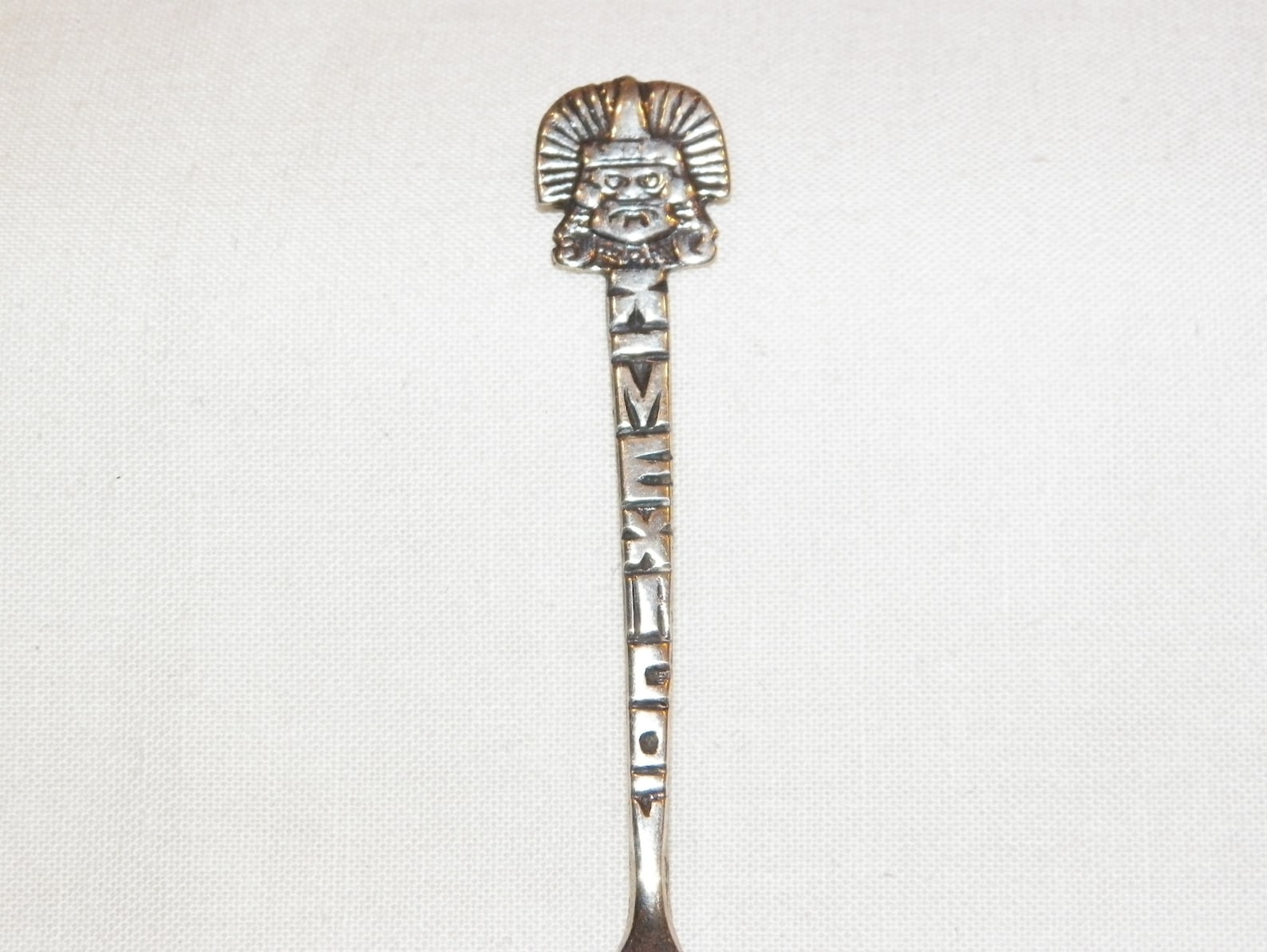 Old Sterling Silver Mexico Silverware Tribal Mexican Mask - Etsy