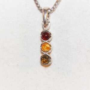 Sterling Silver Amber Jewelry Set Sterling Amber Pendant - Etsy