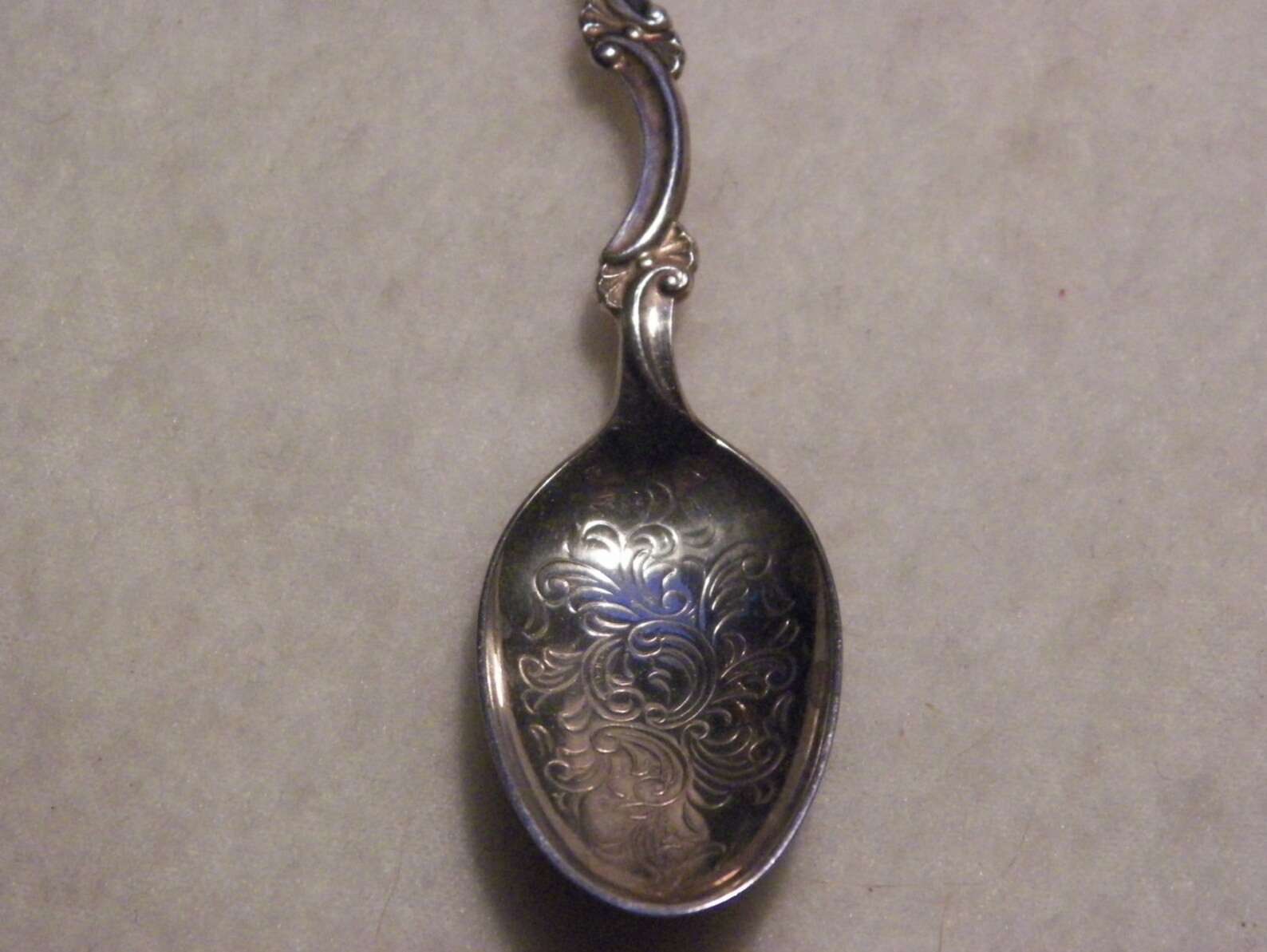 Vintage Silver Spoon With Viking Rose - Etsy