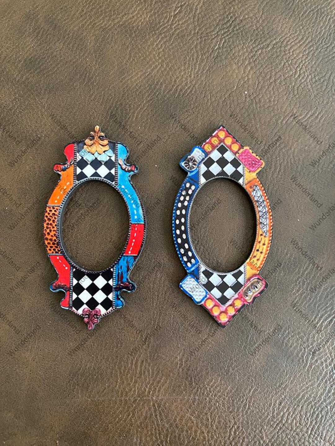 Colorful Whimsical Frames WOOD Cutouts - Altered Art/mixed Media ...