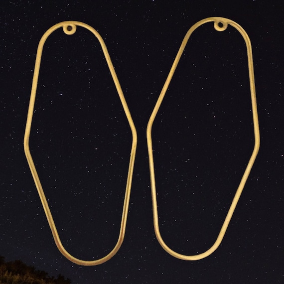 Stainless Steel Gold Bezel Frames Jumbo Frames Open Back - Etsy