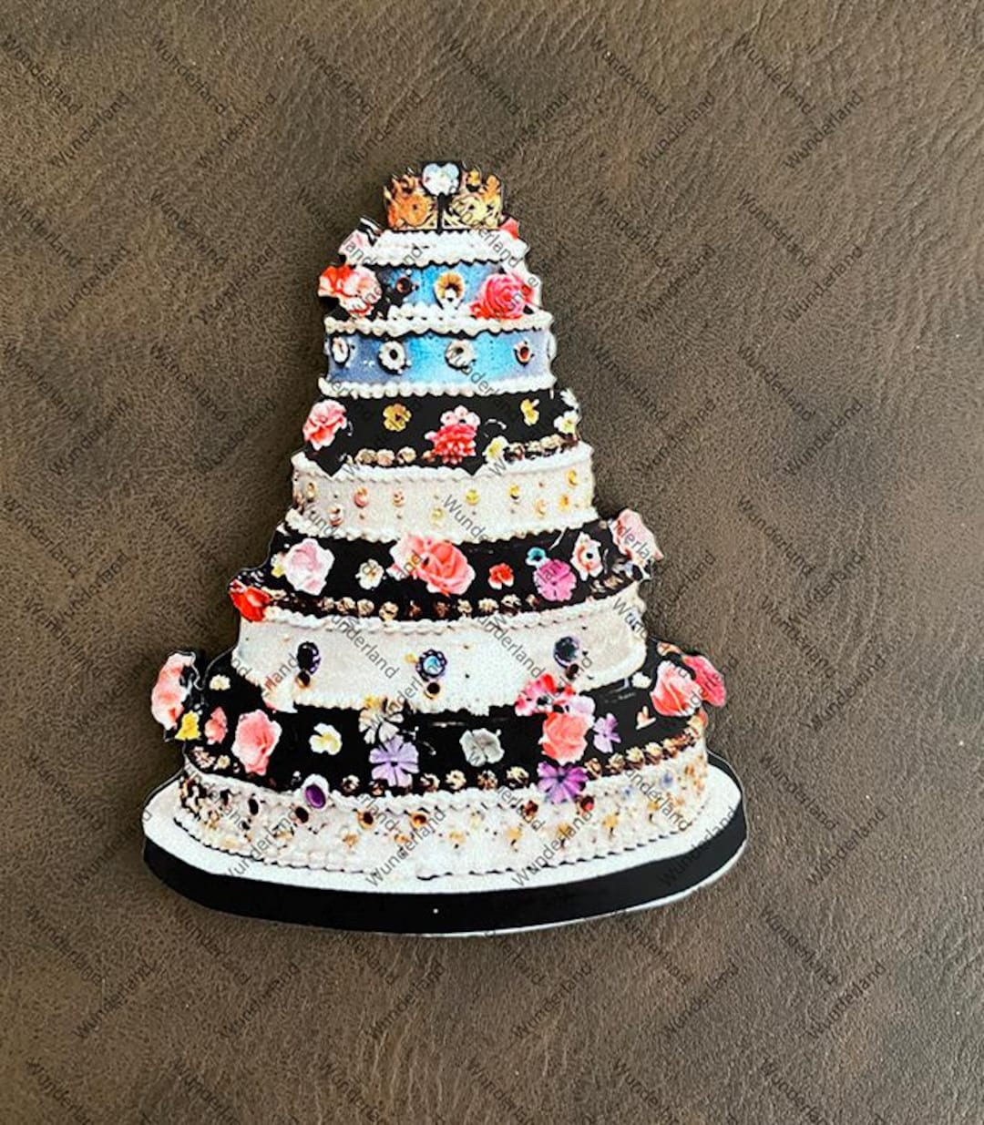 Birthday Cake / Wedding Cake Mini Prop - Whimsical Wood Cutout Diy ...