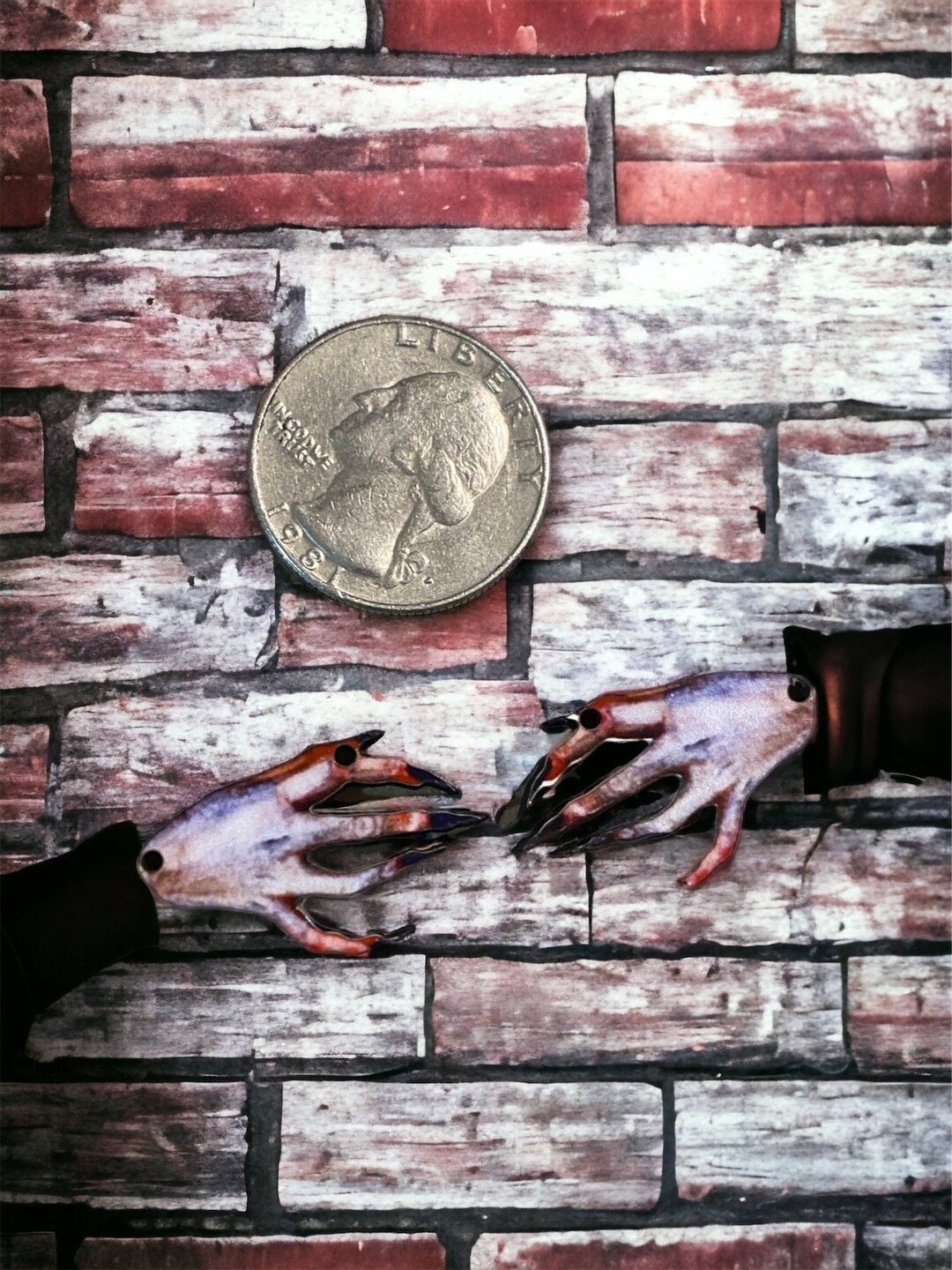 Witches Hands, Creepy Hands for Diy Jewelry Pins Necklace Wood Cuts ...