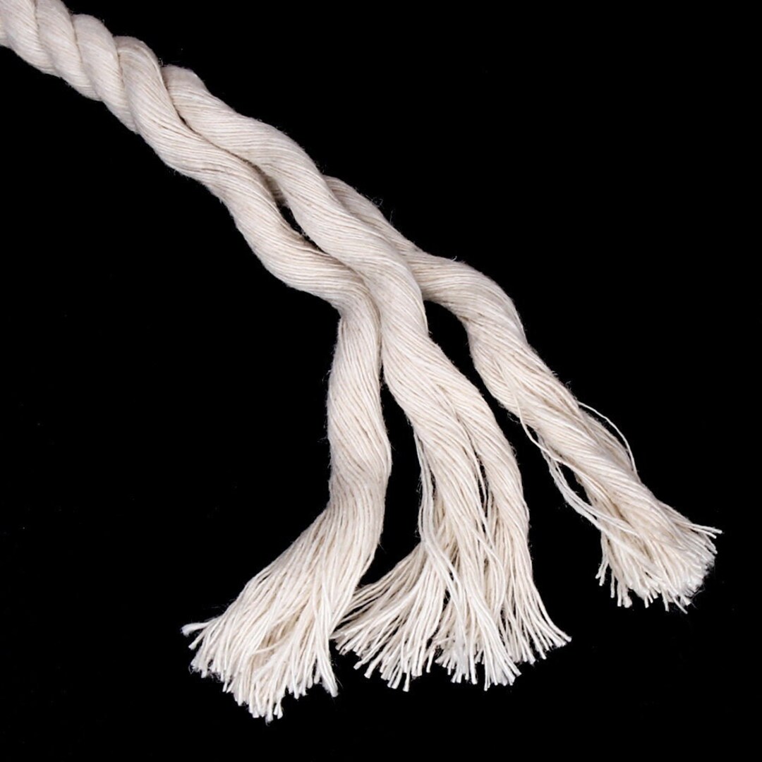 6mm 8mm 10mm Cotton Macrame Cord, Natural Color, Macrame String ...