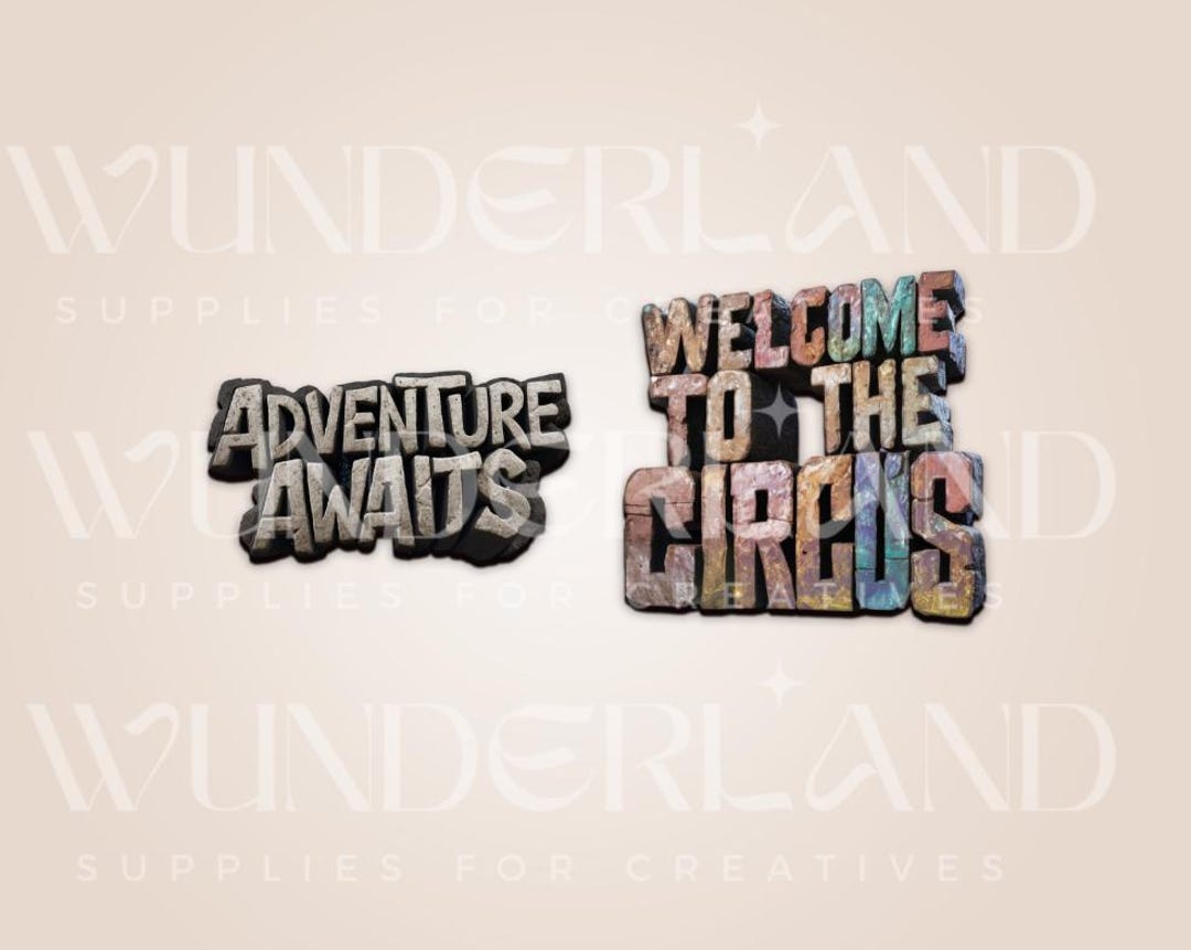 Whimsical Circus Adventure Cutouts Diy Jewelry Pins Necklace Wood Cuts ...