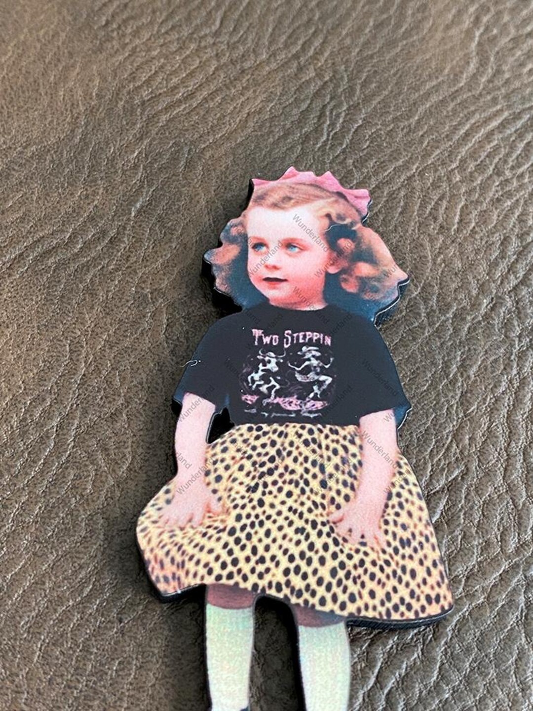 Two Steppin Girl Character Art Supplies for Altered Assemblages, Junk ...