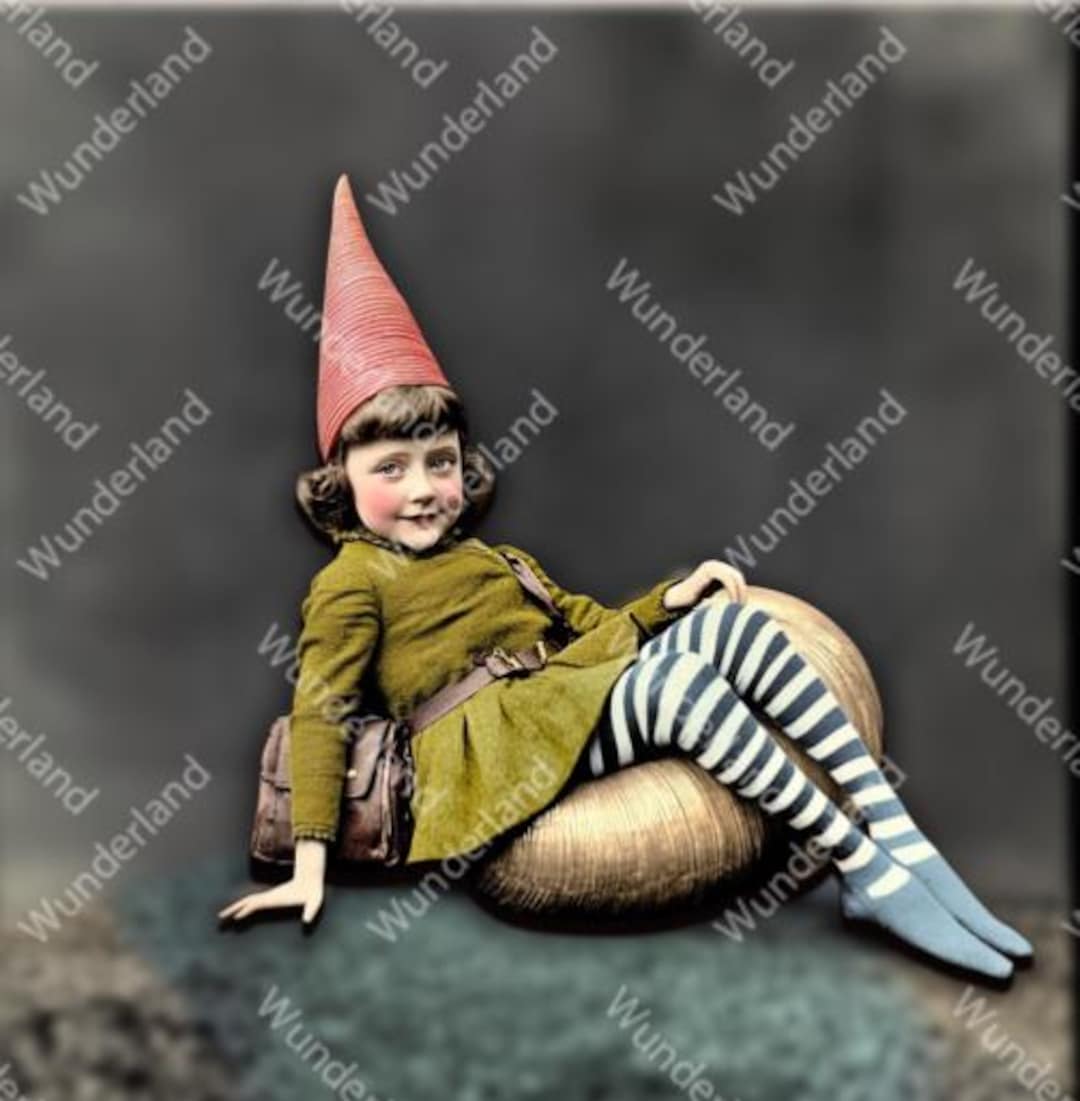 Sweet Little Elf Gnome Dummy Board for Altered Assemblages, Junk ...