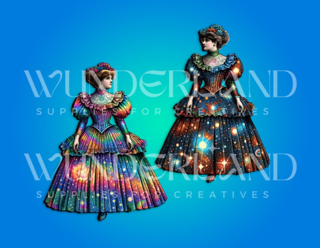 Cosmic Trip Vintage-inspired Woodcuts – Ideal for Mixed Media and ...