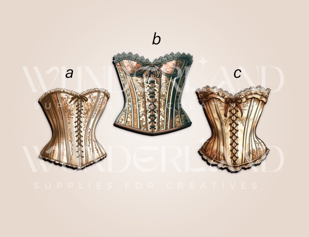 Corset, Wood Cutouts, Diy Home Decor, Assemblage, Printed Mixed Media ...