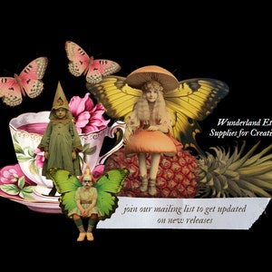 5 Pcs Gnome Princess Woodcuts – Mixed Media Altered Art - Wood Cutouts ...