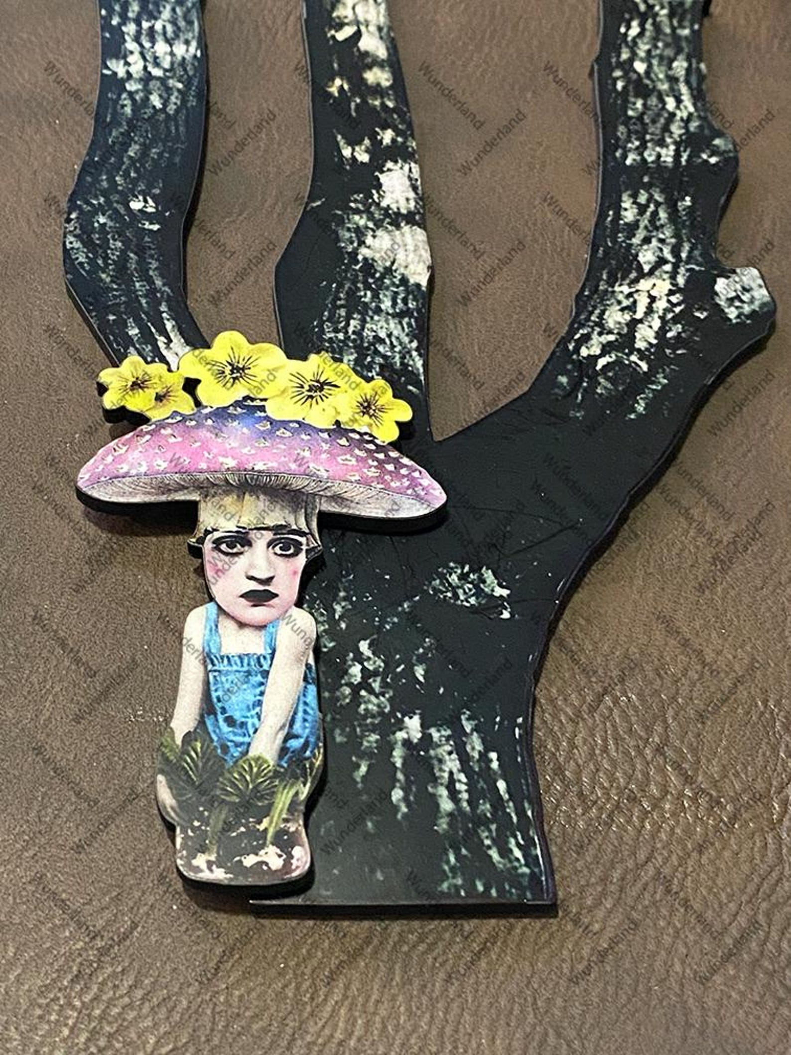 Tree for Layering With Other Woodcuts. Supplies for Altered Art ...