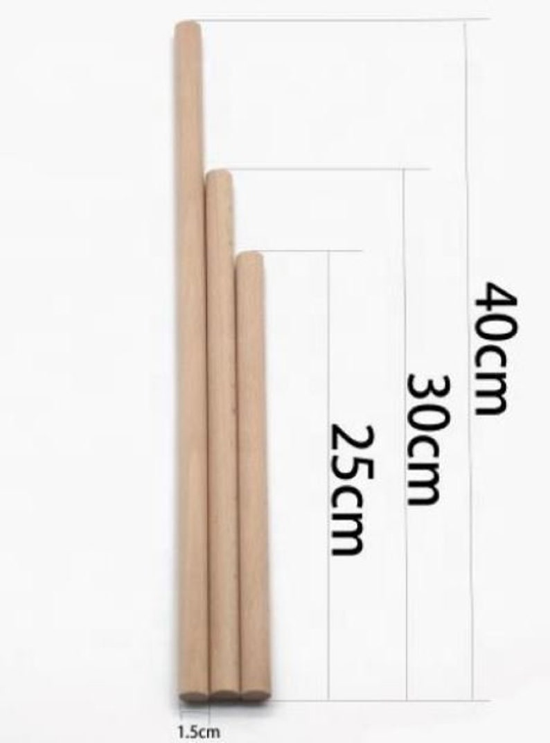 Wooden Dowel Rods Wooden Rods for Macrame Macrame Sticks - Etsy