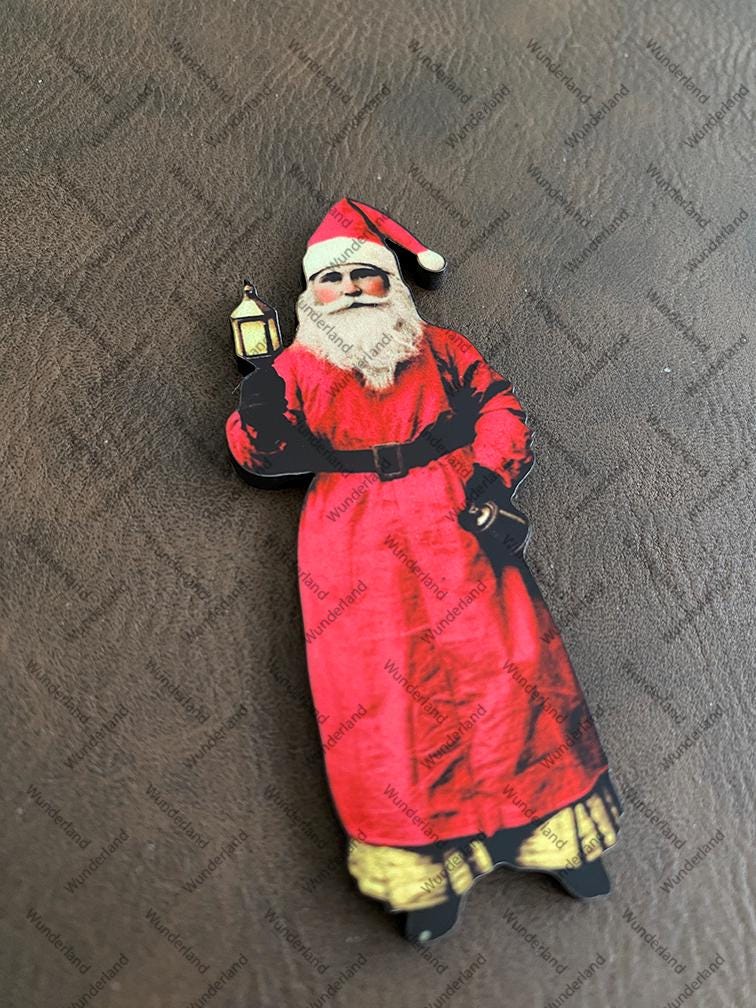 Nightgown Santa - Art Supplies for Jewelry, Altered Assemblages, Junk ...