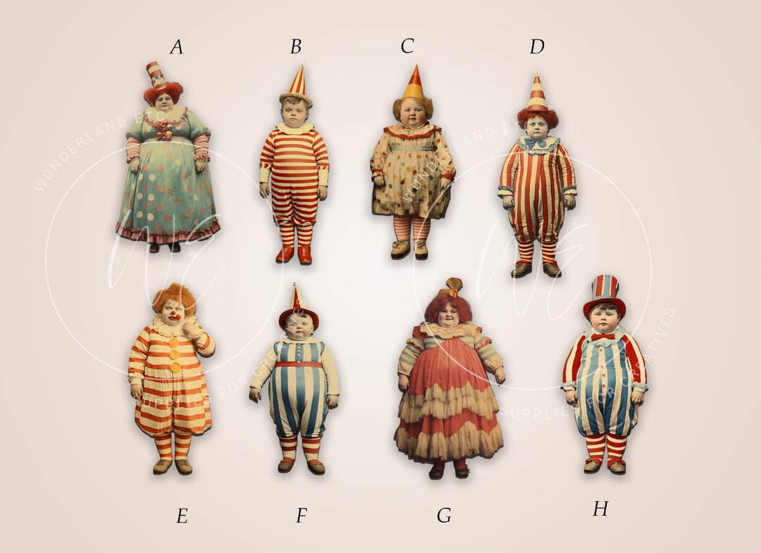 Mini Doll Character Cutouts for Altered Art/mixed Media, Dreamland ...