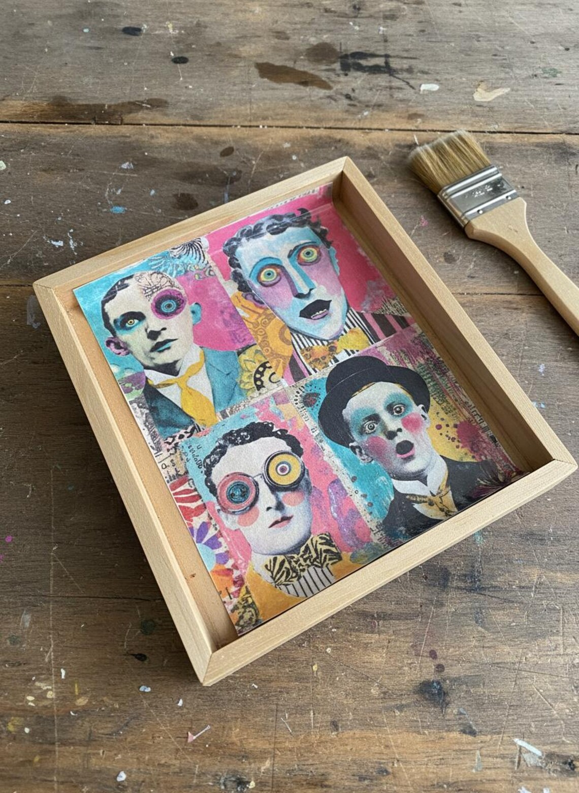 Vibrant Whimsical Faces and Patterned Rice Paper Decoupage Sheets - Etsy