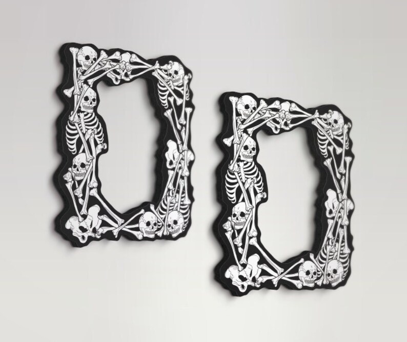 Skeleton Bones Frame Wood Cutouts Diy Home Decor Garland - Etsy