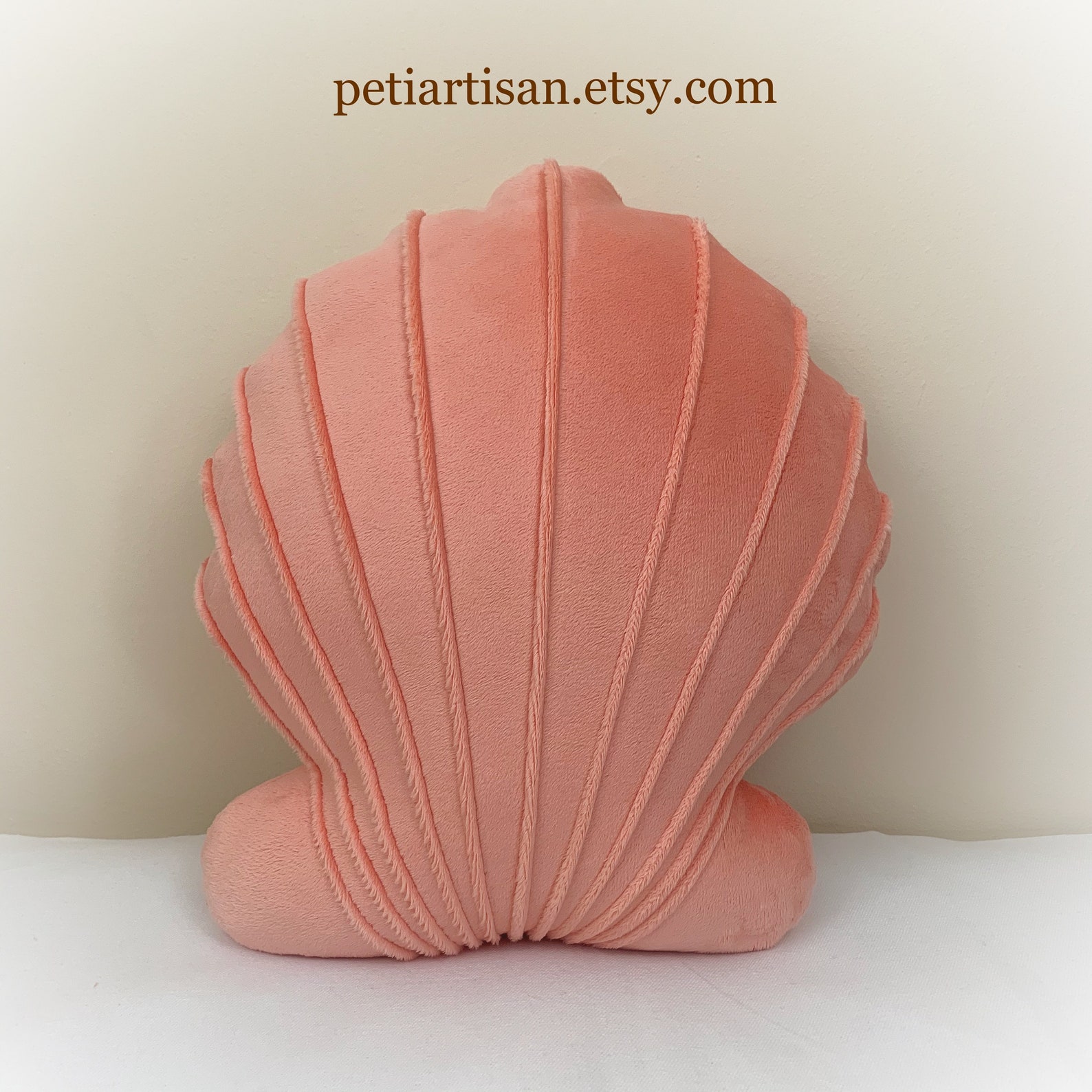 Scallop Shell Pillow Seashell Pillow Shell Pillows Nautical | Etsy