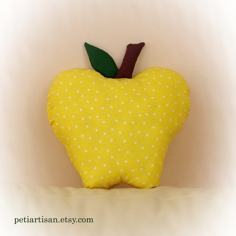 Apple Fruit Pillow Apple Pillow Toy Pillow Red Apple | Etsy