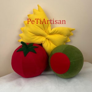 Pasta Pillow, Tortellini Pillow, Farfalle Pillow, Ravioli Pillow - Etsy