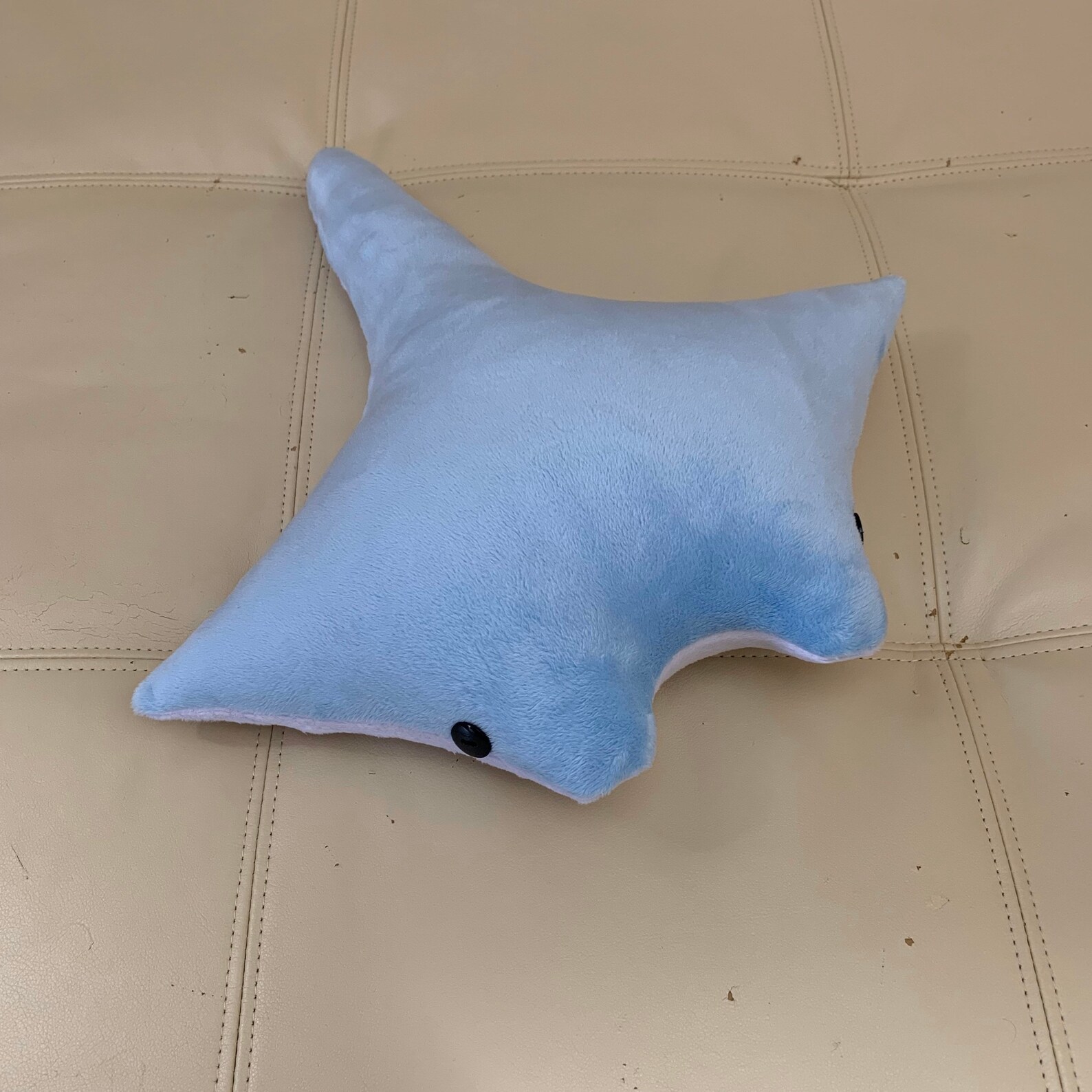 Manta Ray Pillow, Stingray Pillow, Toy Pillow, 3D Pillow, Stuffed ...