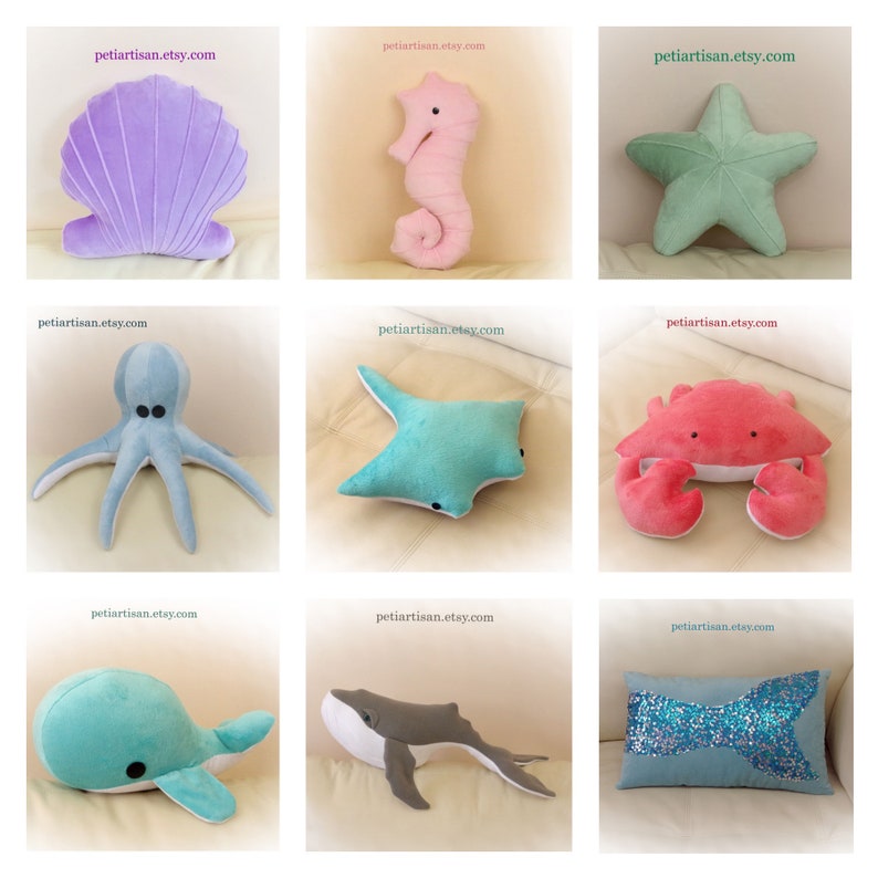 Manta Ray Pillow, Stingray Pillow, Toy Pillow, 3D Pillow, Stuffed ...