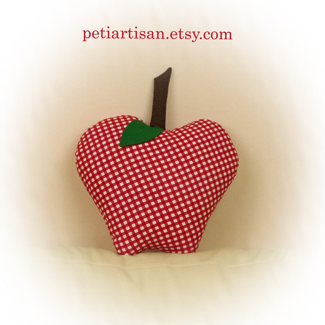 Apple Shaped Pillow, Apple Pillow,green Apple,red Apple, Toy Pillow, 3D ...