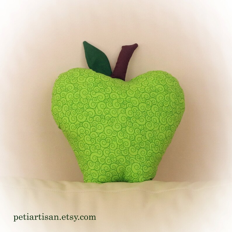 Apple Shaped Pillow, Apple Pillow,green Apple,red Apple, Toy Pillow, 3D ...
