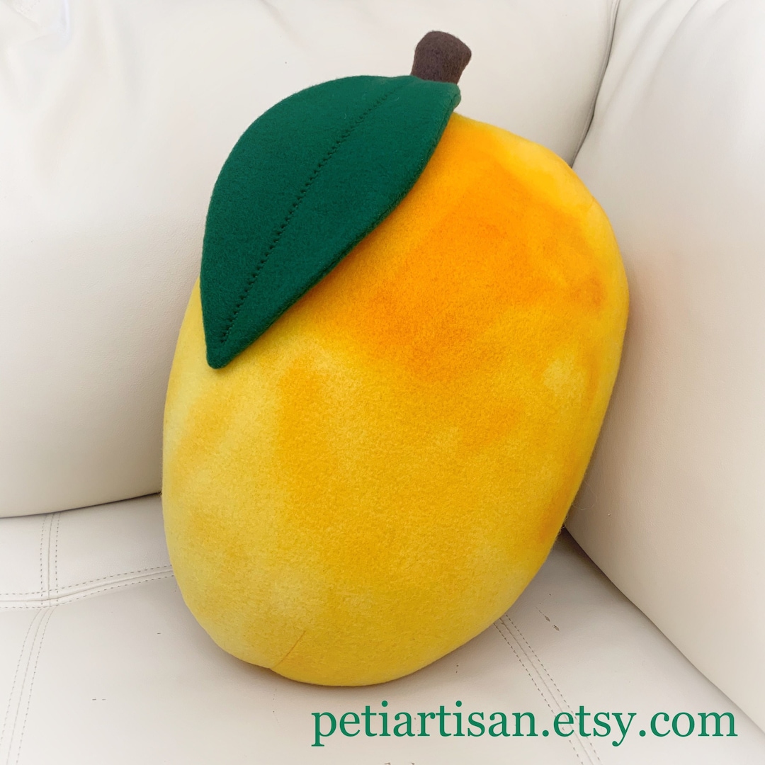 Mango Pillow, Food Pillow, Toy Pillow, 3D Pillow - Etsy