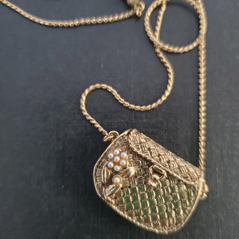 Purse Necklace - Etsy