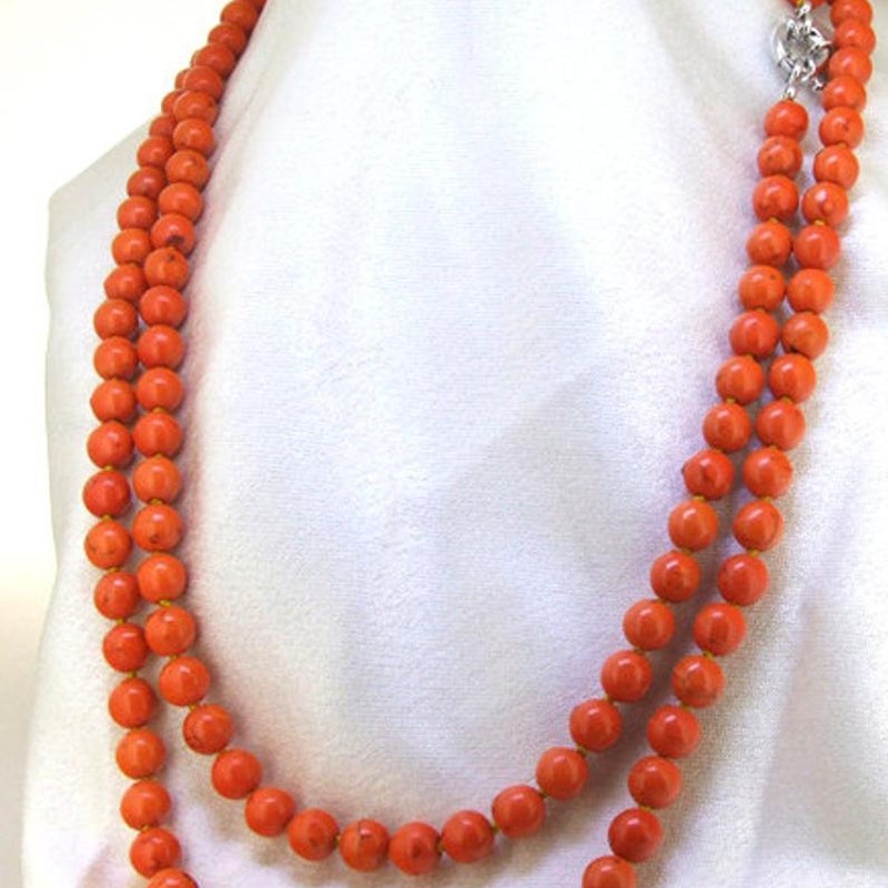 Orange Necklace - Etsy