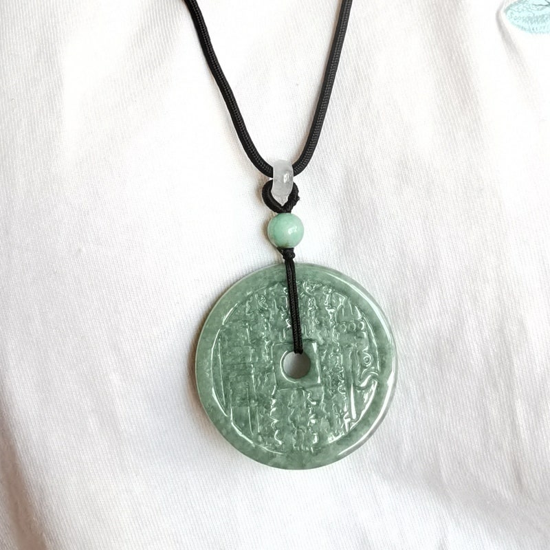 Jade Luck Pendant - Etsy