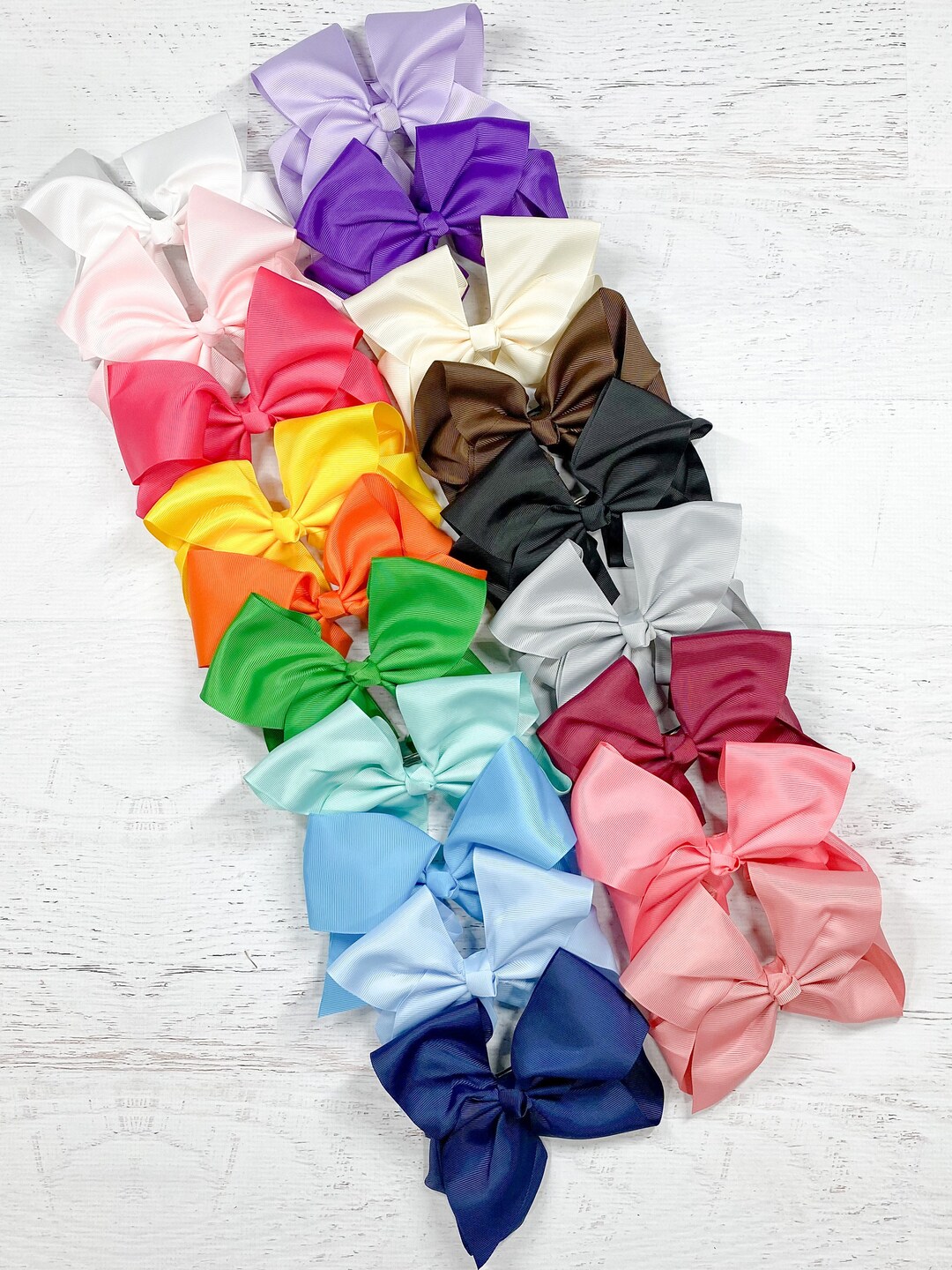 Big Bows - Texas Size Grosgrain Hair Bow - Etsy