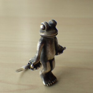 Frog Ring Clay Adjustable Ring Toad Ring Animal Jewelry Cute - Etsy