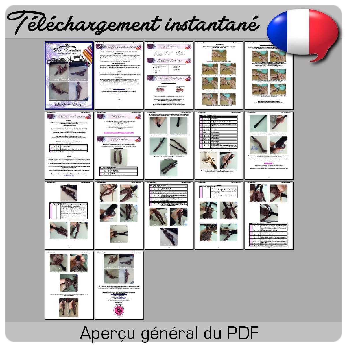 PDF Crochet - Corps Femme "Curvy" - Etsy France