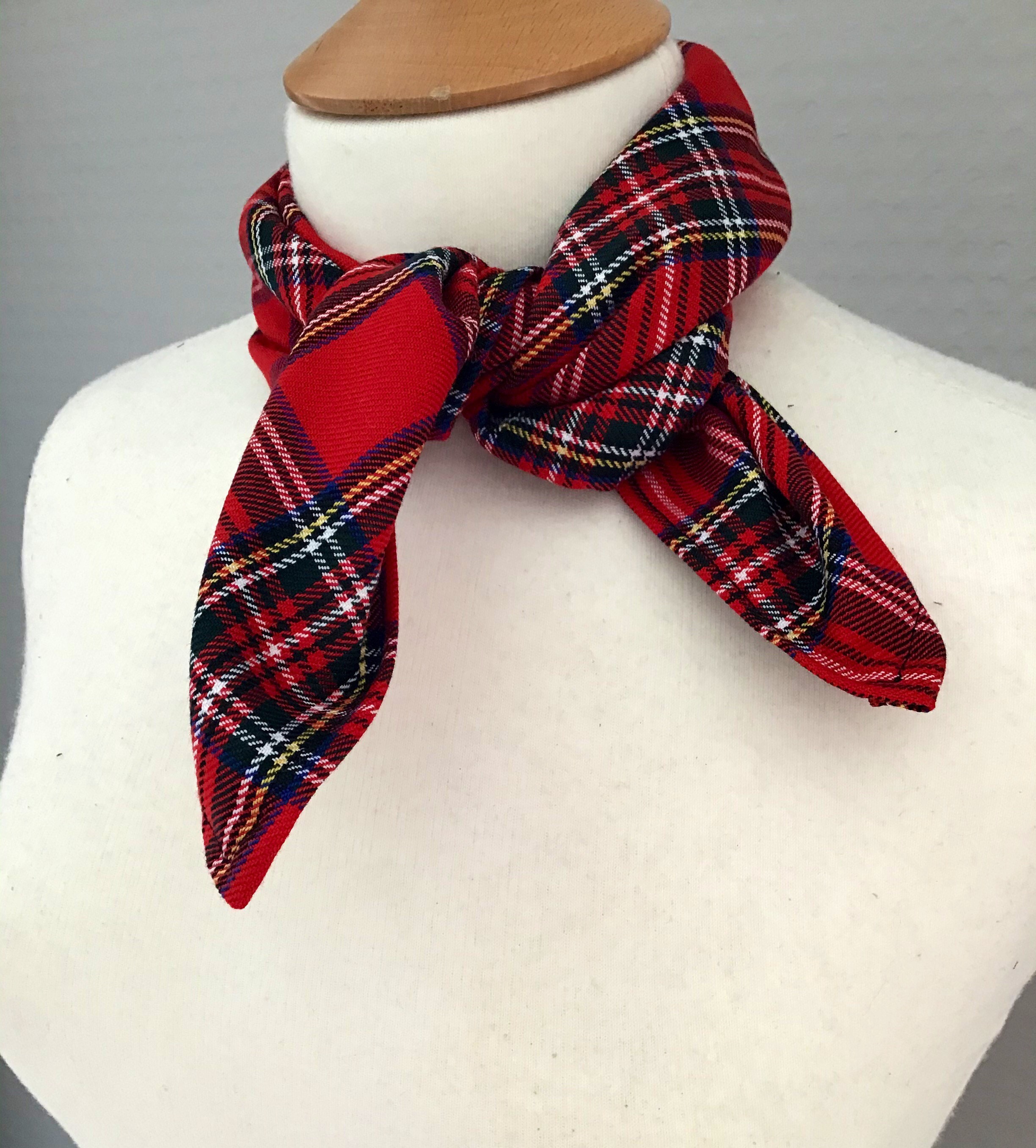 Tartan Plaid Check Royal Stewart Necktie/neckerchief and Scarf - Etsy UK