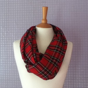 Vintage Tartan Red Plaid & Check Snood - Etsy