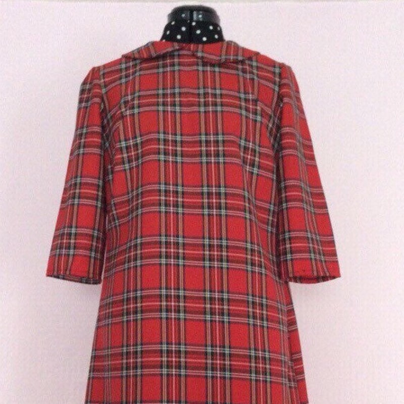 1960s Dress Tartan - Etsy UK