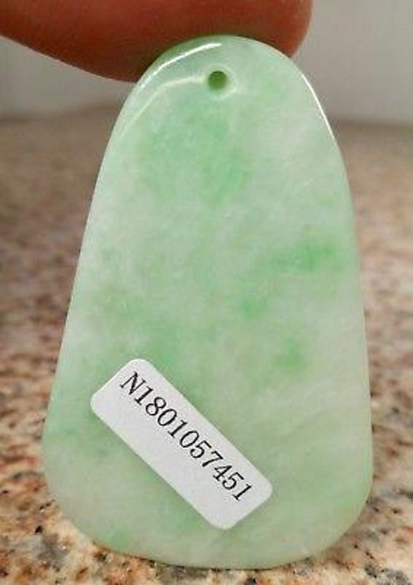 100% Natural Grade A Green Jade Jadeite Hand Carved Fish & Rubi Pendant ...