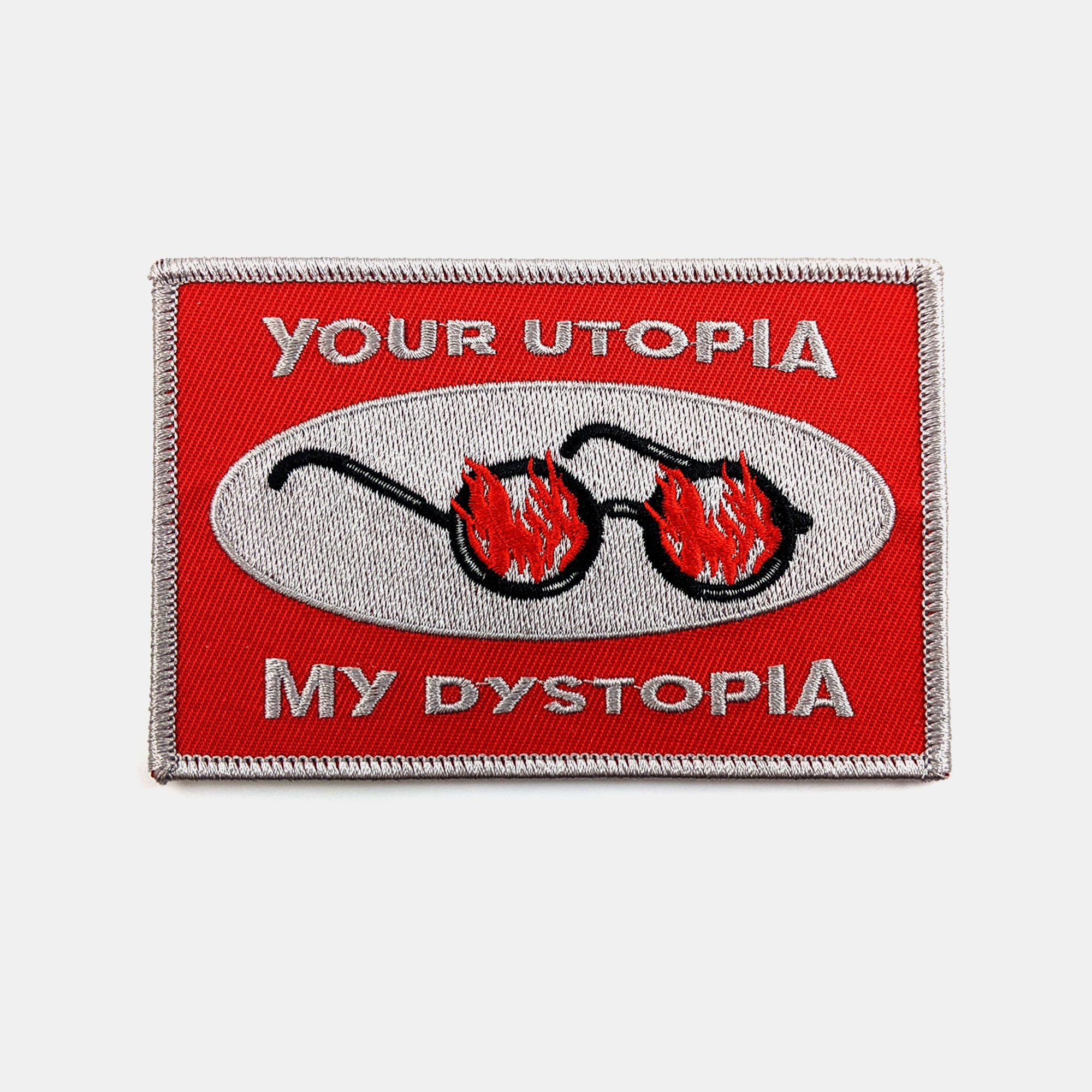 Dystopia Iron on Patch // Round Patch // Iron on // Tattoo Patch ...
