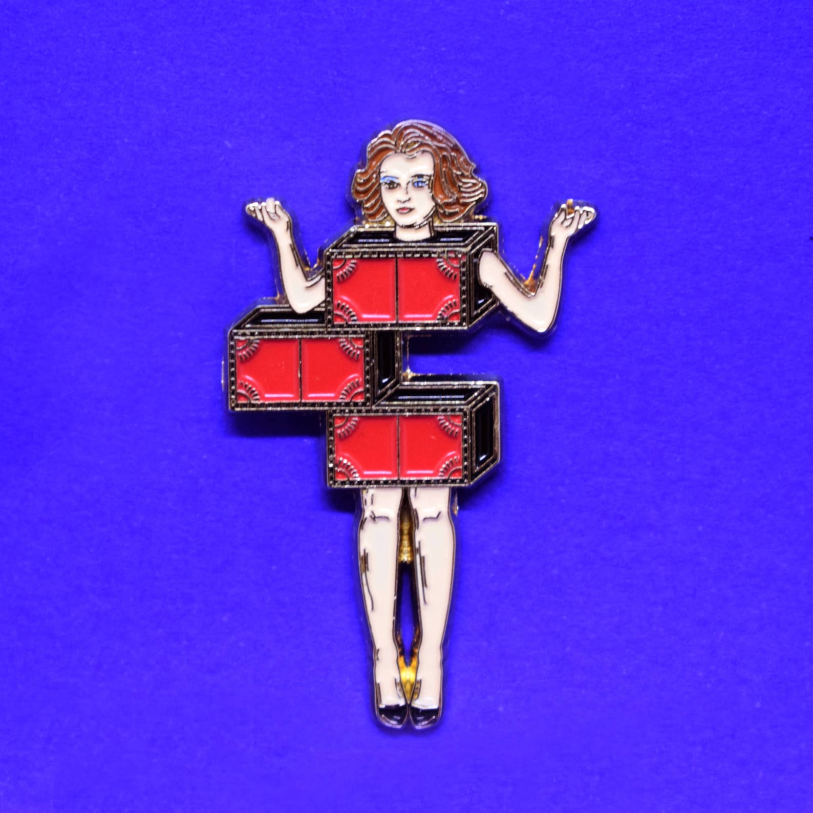 Zig Zag Girl Magic Soft Enamel Pin // Cute Pin // Pins // - Etsy