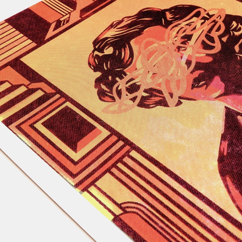 Graffiti Screen Print Poster // Unique Art Print // Gig Poster - Etsy