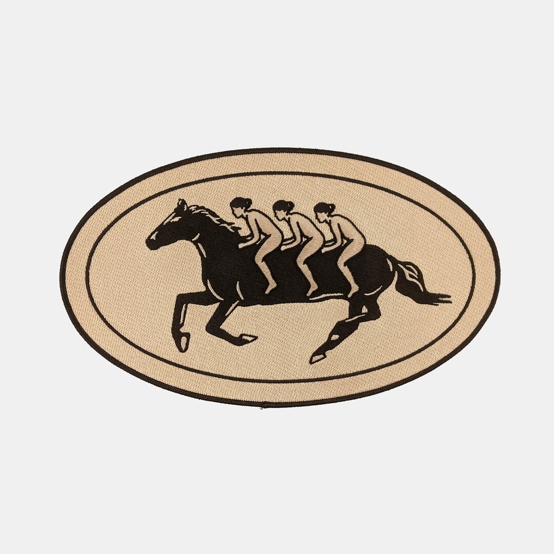 Long Horse Iron on Patch // Large Back Patch // Patches// Iron on ...