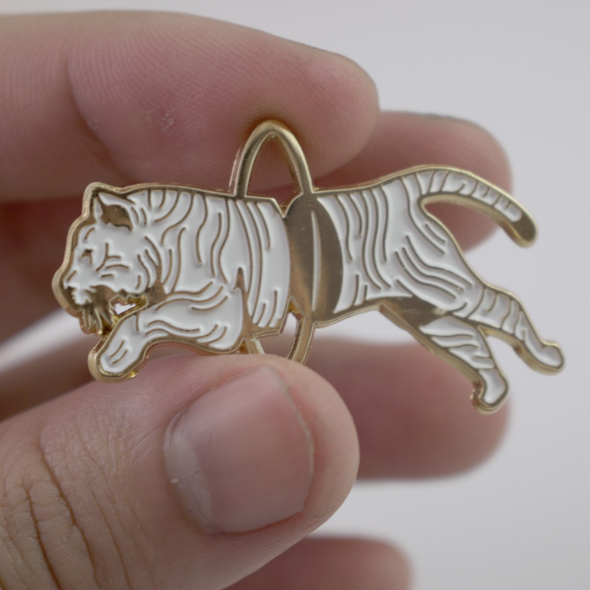 Tiger Soft Enamel Pin // Magician // Cute Pin // Pins // | Etsy