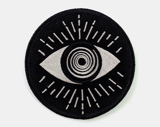 Eyeball Iron on Patch // Round Patch // Eye Patches// Iron on ...